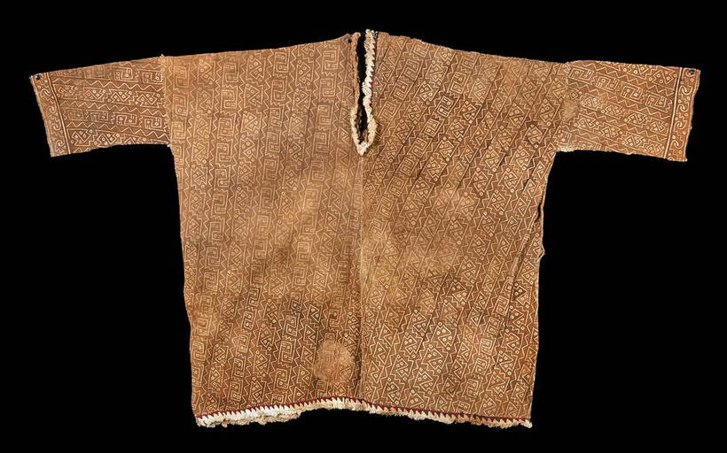 Fine Chancay Woven & Painted Tunic w/ Fringe (#0100) on Dec 22, 2022 ...