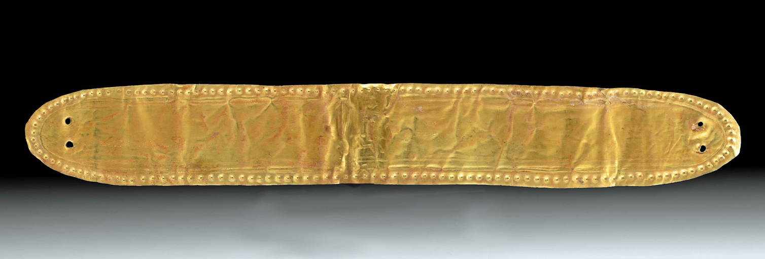 Greek Hellenistic Gold Foil Diadem Applique w/ Athena? (#0014) on Dec ...