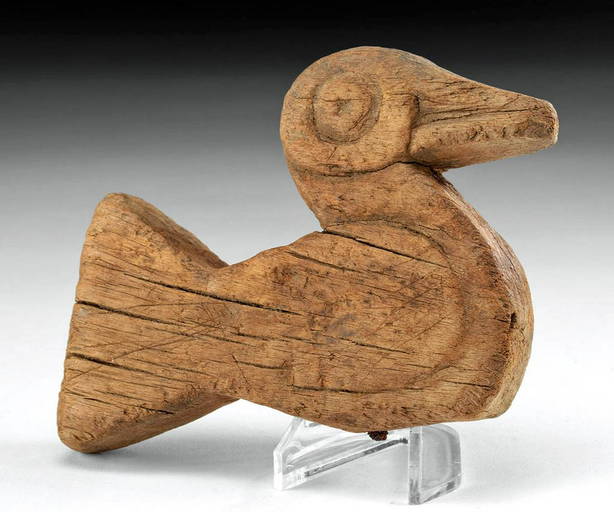 Pre-Columbian Chimu Carved Wood Effigy Bird Form (#0121) on Dec 25 ...