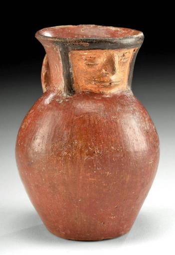Maya Late Classic Effigy Jar Human Visage (#0123) on Dec 25, 2022 ...