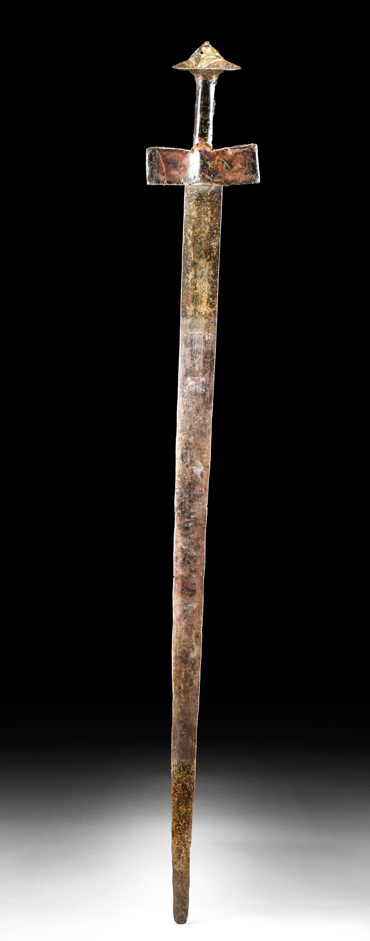 Huge 20th C. African Lobi Forged Iron Takouba / Sword (#0290) on Dec 29 ...