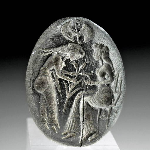 Roman Pottery Intaglio Bead - 2 Females + Axe (#0020) on Jan 08, 2023 ...