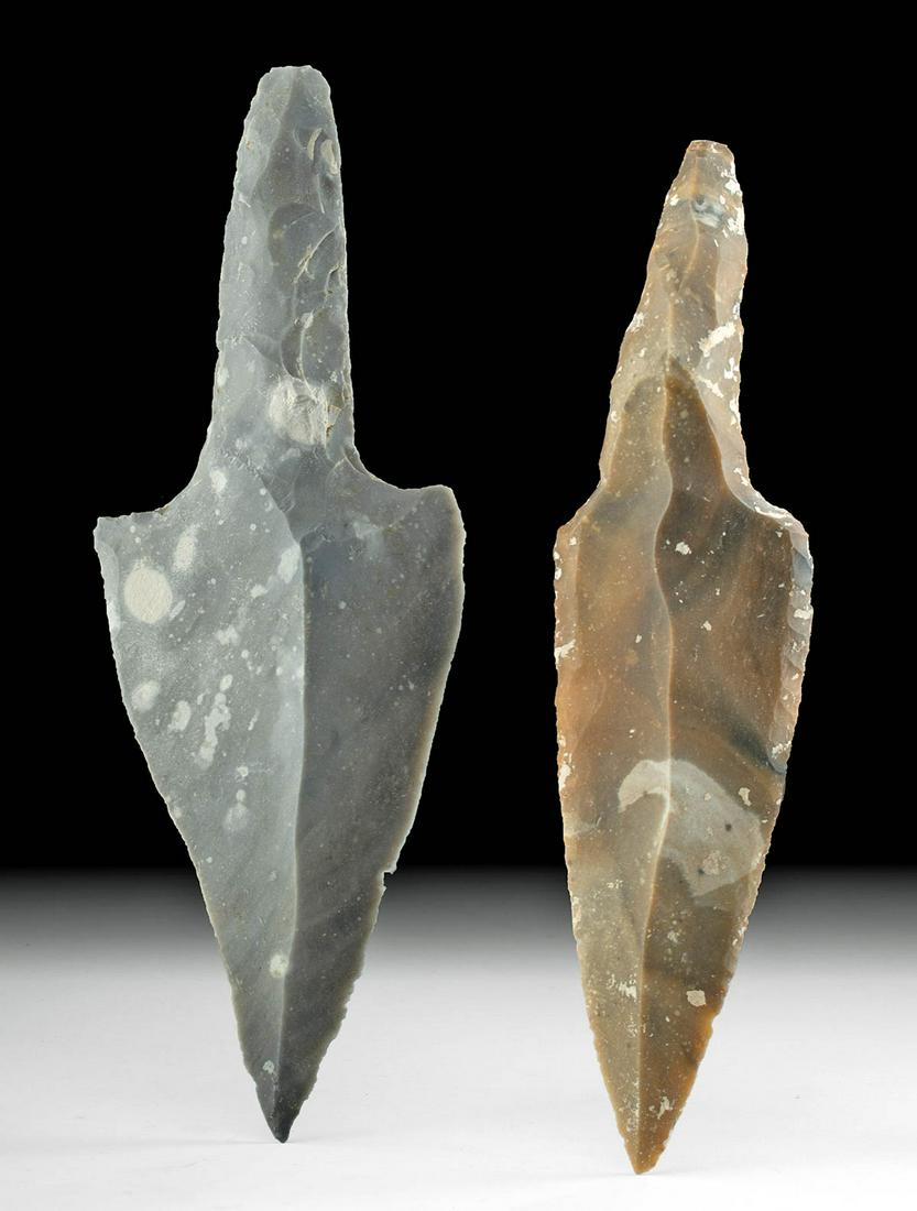 Huge Maya Knapped Chert Ceremonial Daggers (#0153) on Jan 08, 2023 ...