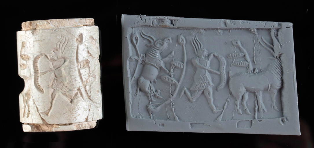 Sumerian Cylinder Seal Hunting Scene (#0026) on Jan 12, 2023 | Artemis ...