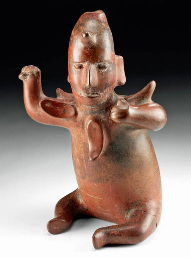 Colima Pottery Seated Shaman Figure, TL Tested (#0070) on Jan 12, 2023 ...