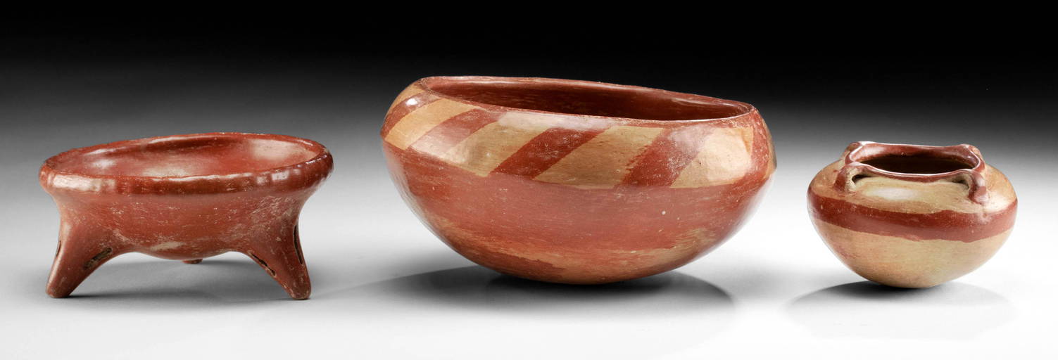 Chupicuaro Pottery Vessels. Ex David Harner