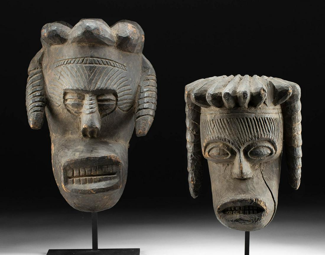 19th C. African Igbo Spirit Masks Okoroshi Ojo Style - Jan 29, 2023 ...