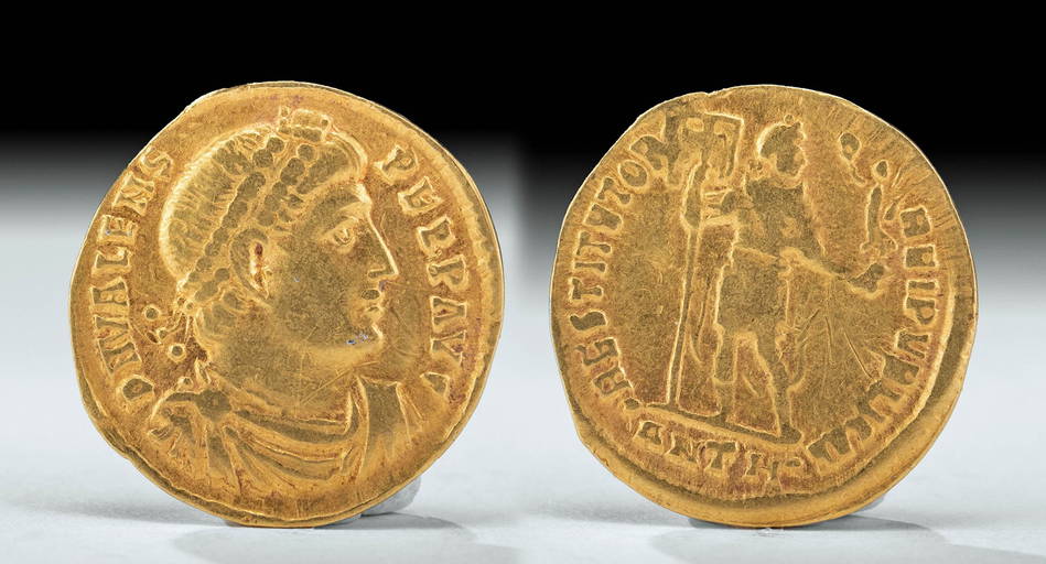 Roman Imperial 22K+ Gold Solidus of Valens (#0012A) on Feb 24, 2023 ...