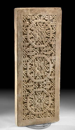 Large 18th C. Indo-Persian Mughal Stone Dado Panel (#0106) on Mar 09 ...
