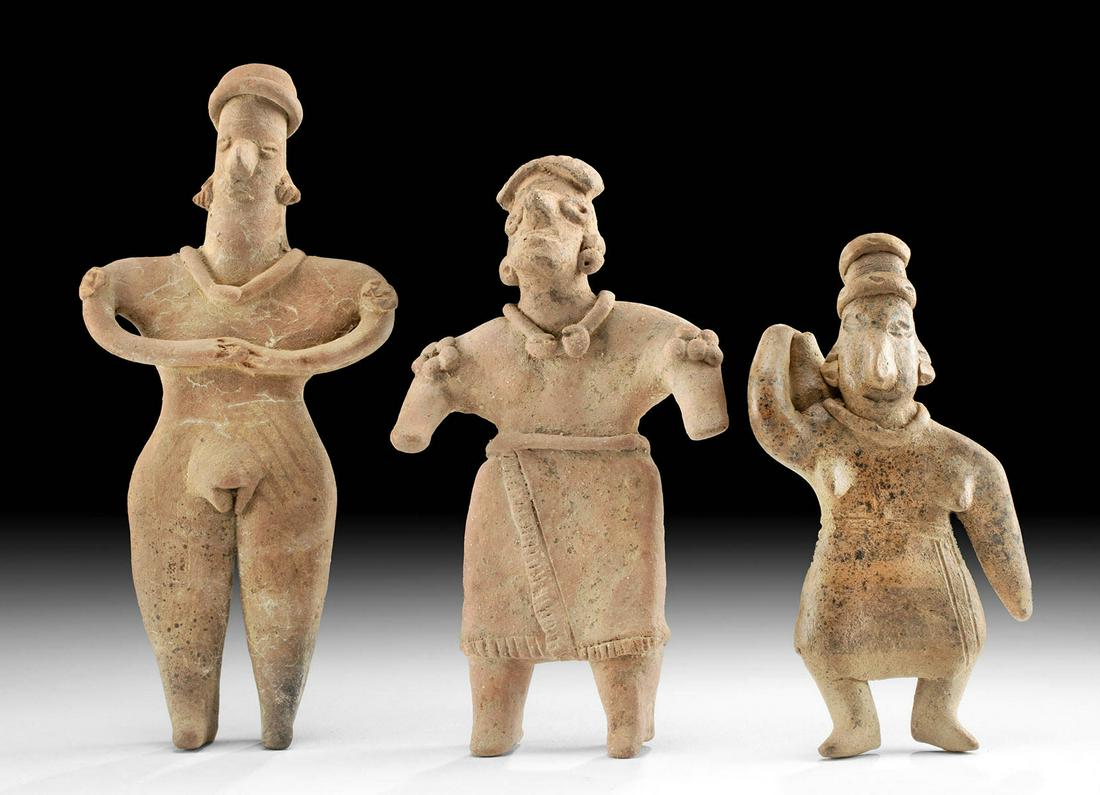 Colima Pottery Flat Female Figures - Mar 05, 2023 | Artemis Gallery in CO