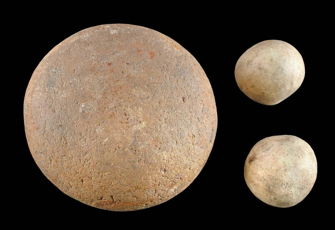 3 Native American Eastern Woodland Game Stones