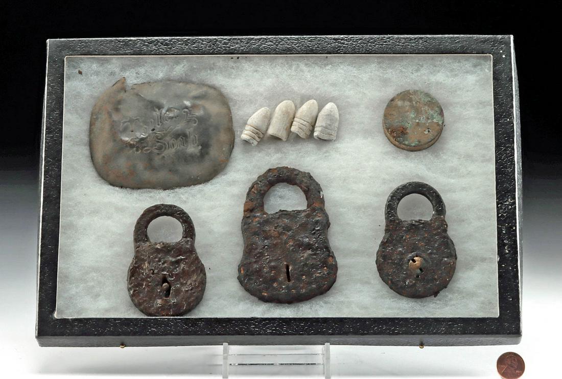 19th C. American Civil War Metal Artifacts (9 pcs) - Mar 05, 2023 ...