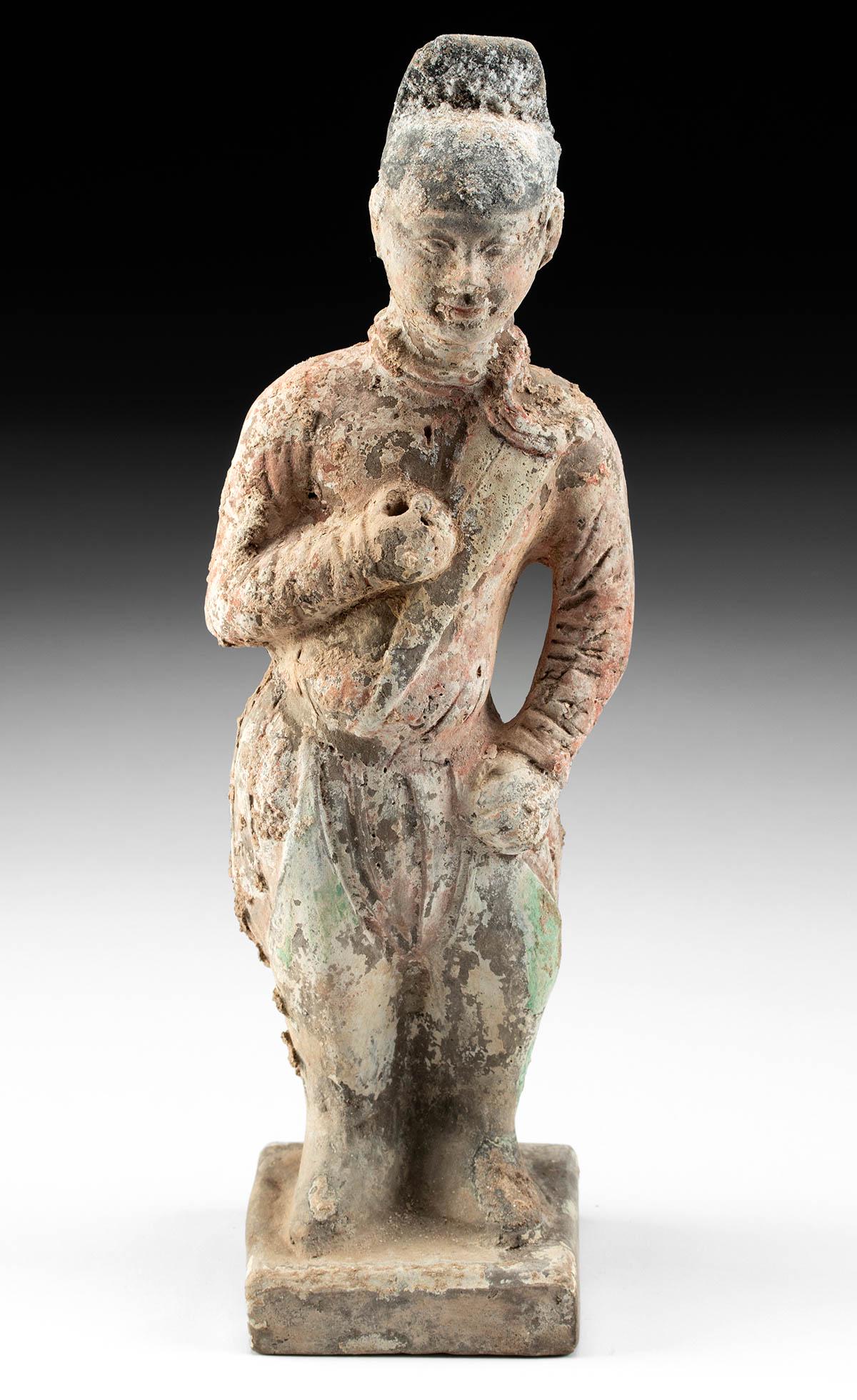 Chinese Tang Pottery Attendant Mingqi Figure - Mar 19, 2023 | Artemis ...