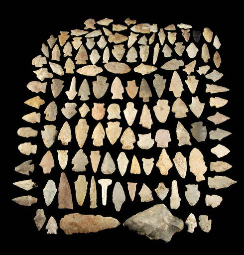 100+ Native American Archaic / Woodland Points & Awls
