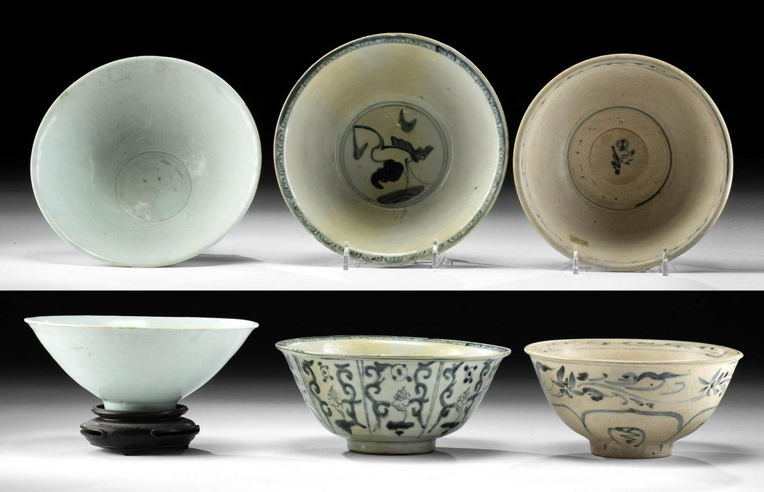 Chinese Song Pottery Bowl + 2 Ming Pottery Bowls - Mar 26, 2023 ...