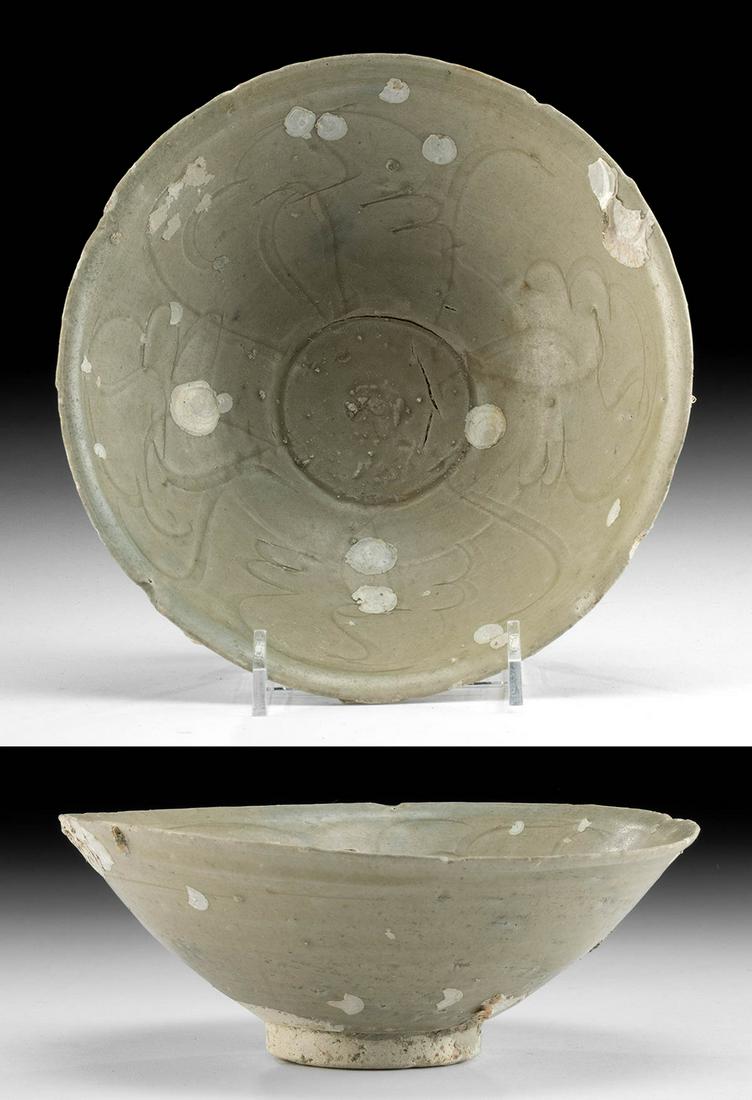Fine Chinese Song Pottery Bowl, Sea Encrustations (#0084) on Mar 26 ...
