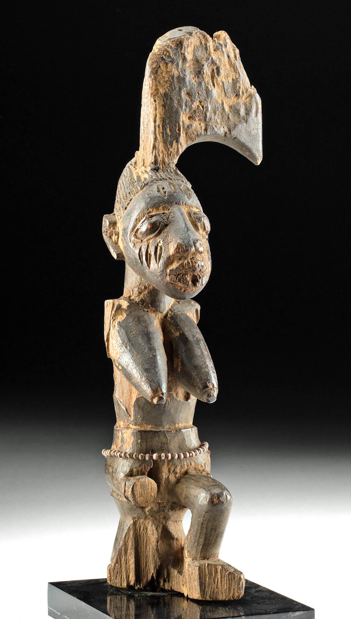 Early 20th C. African Yoruba Wood Shango Staff Figure - Mar 26, 2023 ...
