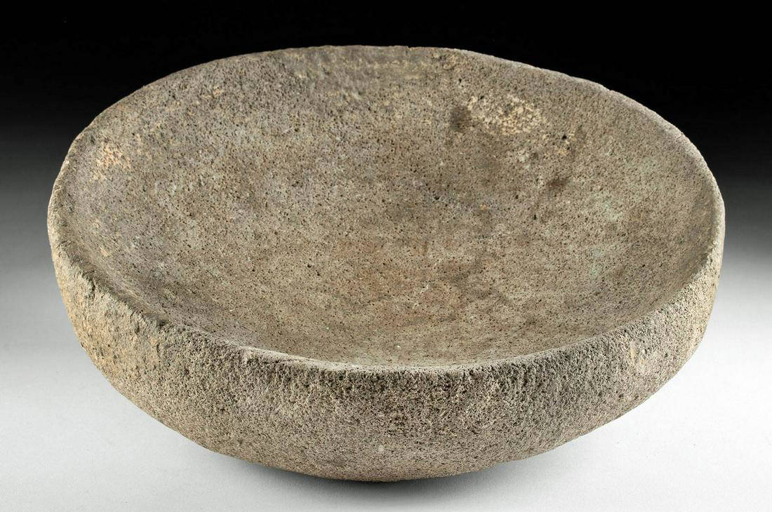 Cypriot Bronze Age Basalt Plate / Bowl (#0013) on Mar 30, 2023 ...