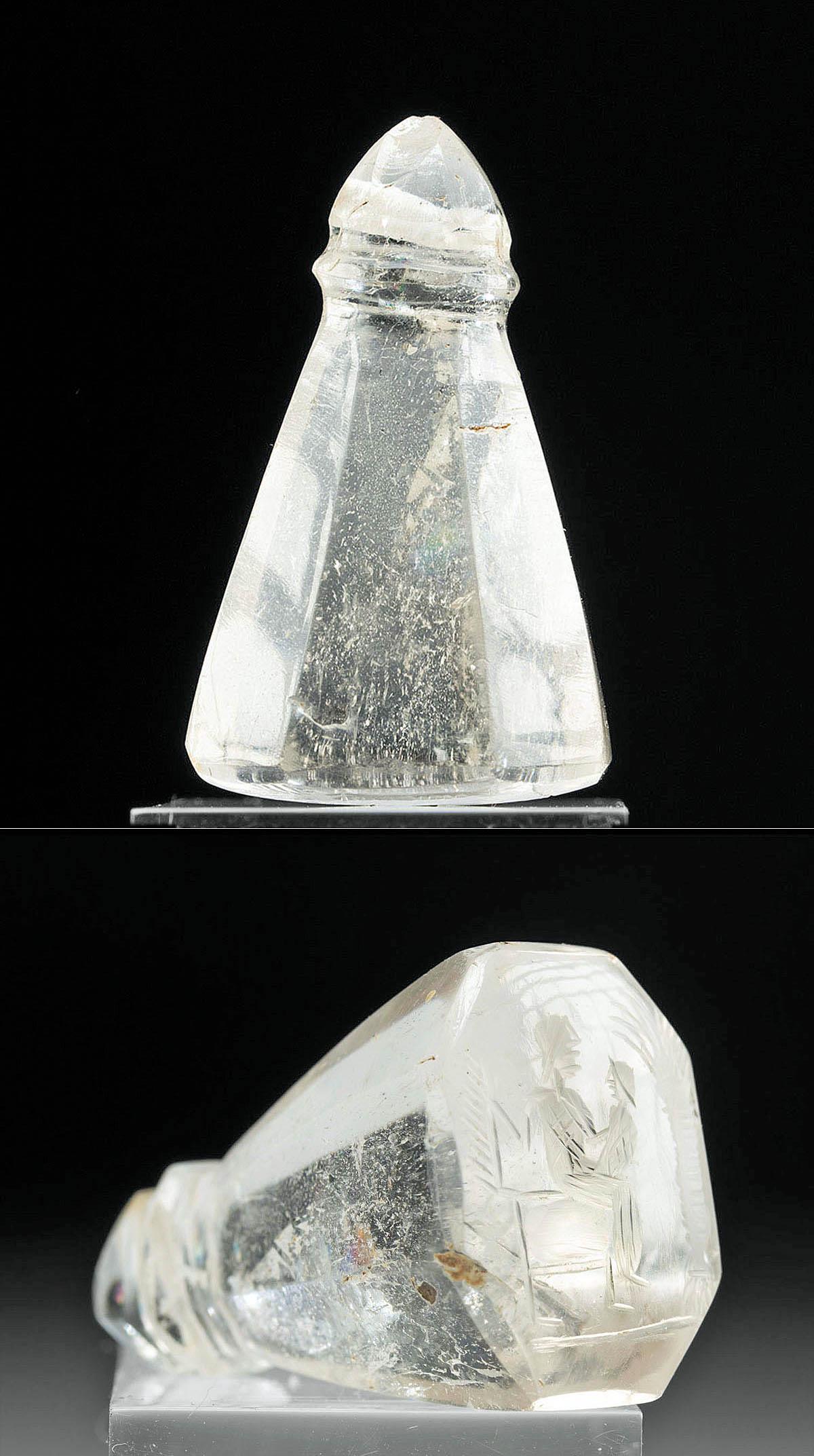 Rare Roman Quartz Crystal Stamp Seal (#0019) on Apr 06, 2023 | Artemis ...