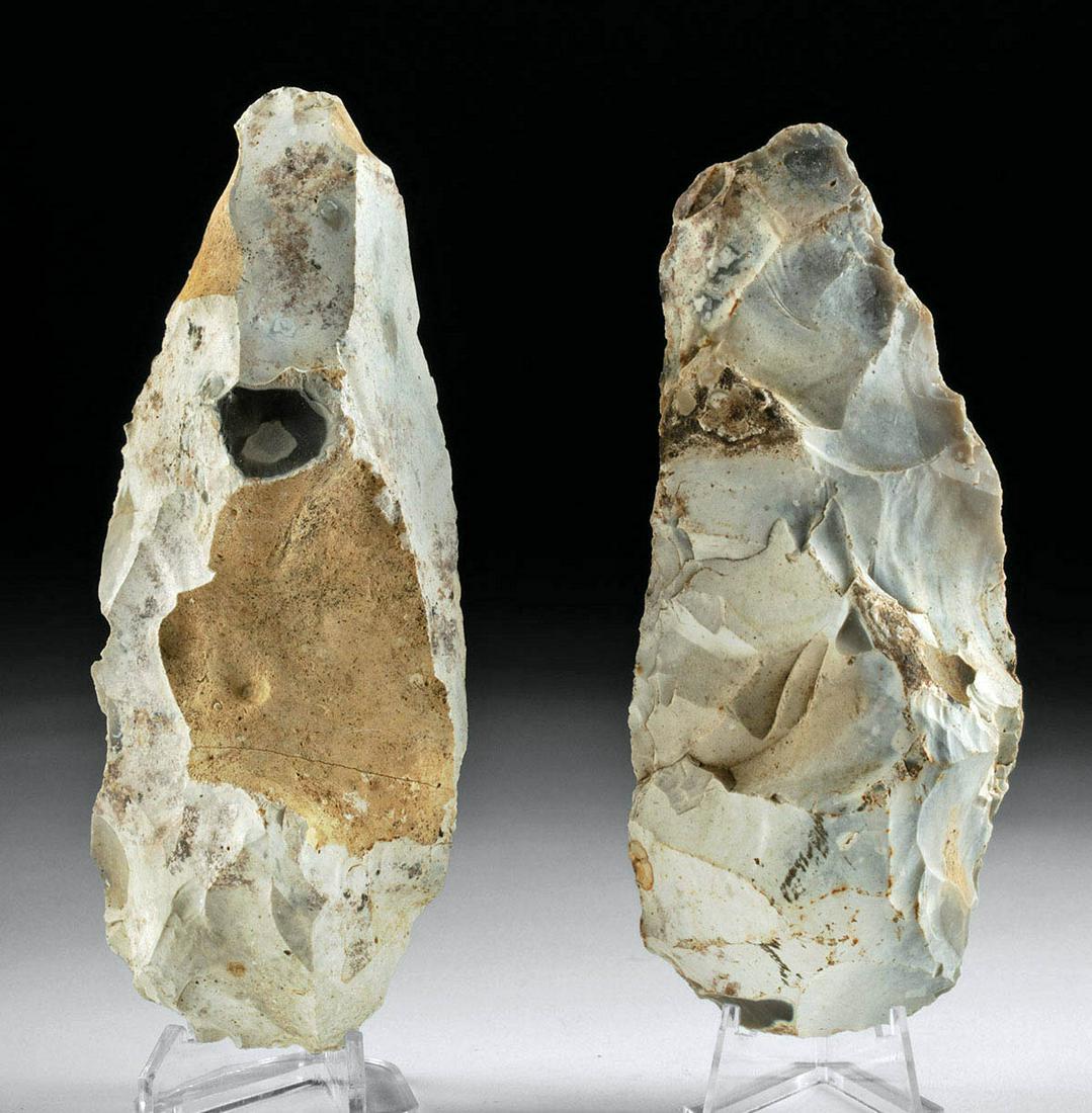 Prehistoric French Stone Age Acheulean Hand Axes