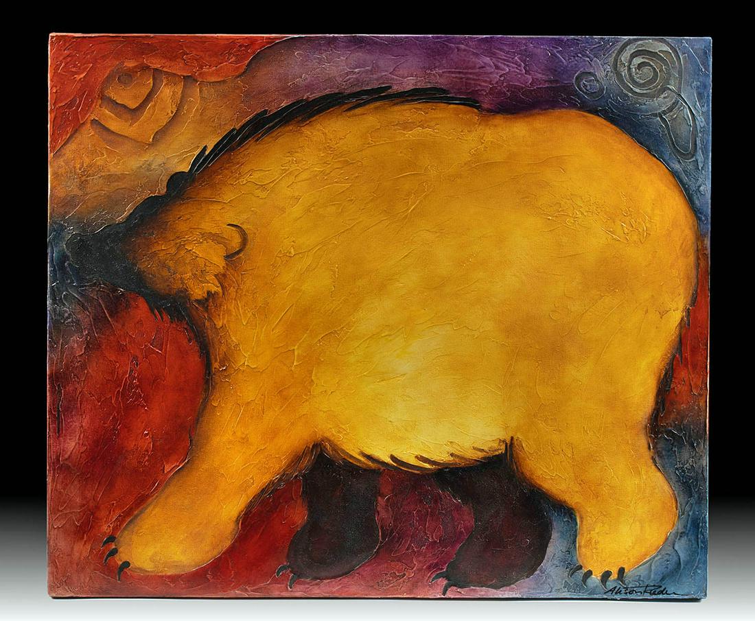 Alison Dearborn Painting - "divine Revelation" (2008) Auction