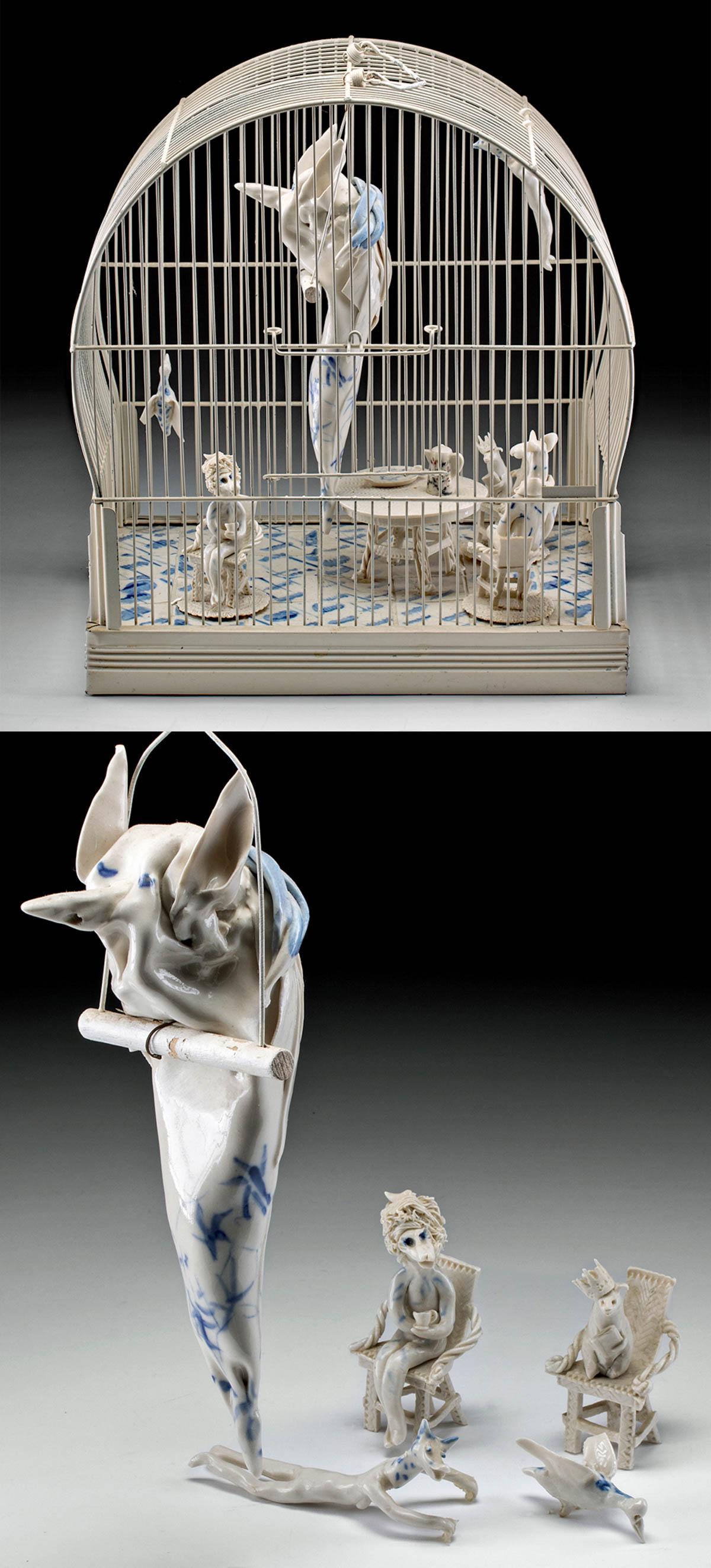 Coille Mclaughlin Hooven "birdcage" (1982) Auction