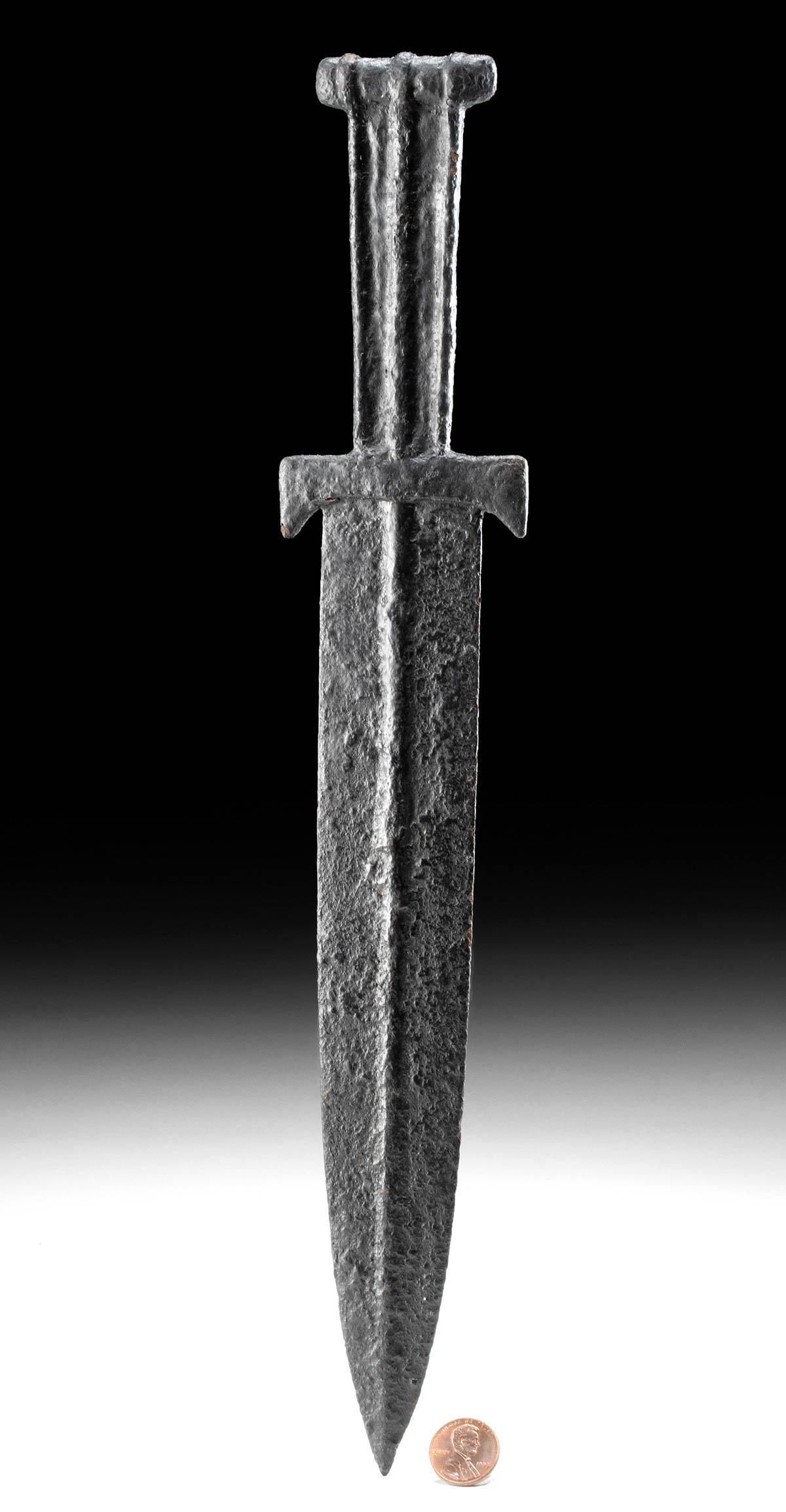 Incredibly Rare Greek Hellenistic Iron Short Sword Auction