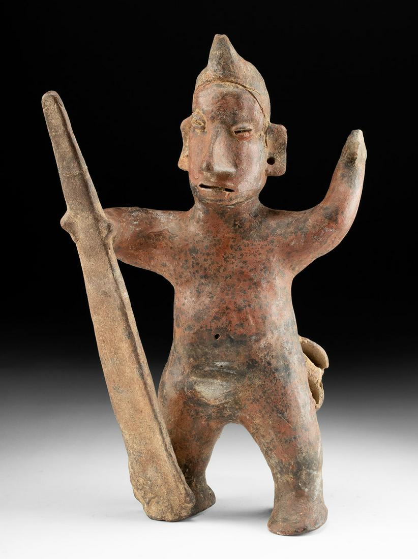 Colima Pottery Standing Shaman Figure Auction