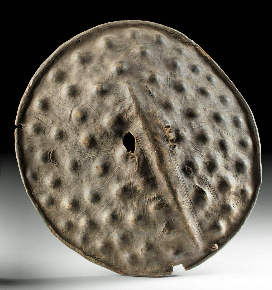 Ethiopian Warrior Shield (hippopotamus / Buffalo Hide) Auction