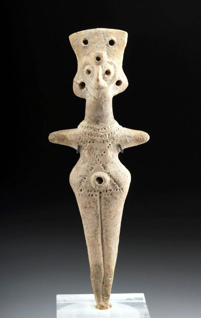 Syro-hittite Idol Figure - Female Deity / Astarte Auction