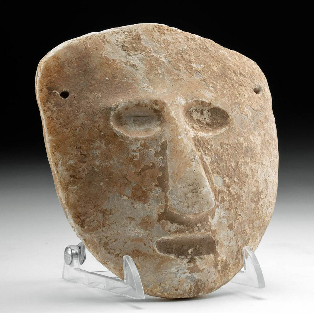 Buy Guerrero Sultepec Alabaster Mask W/ Stucco | Artemis Gallery In Co