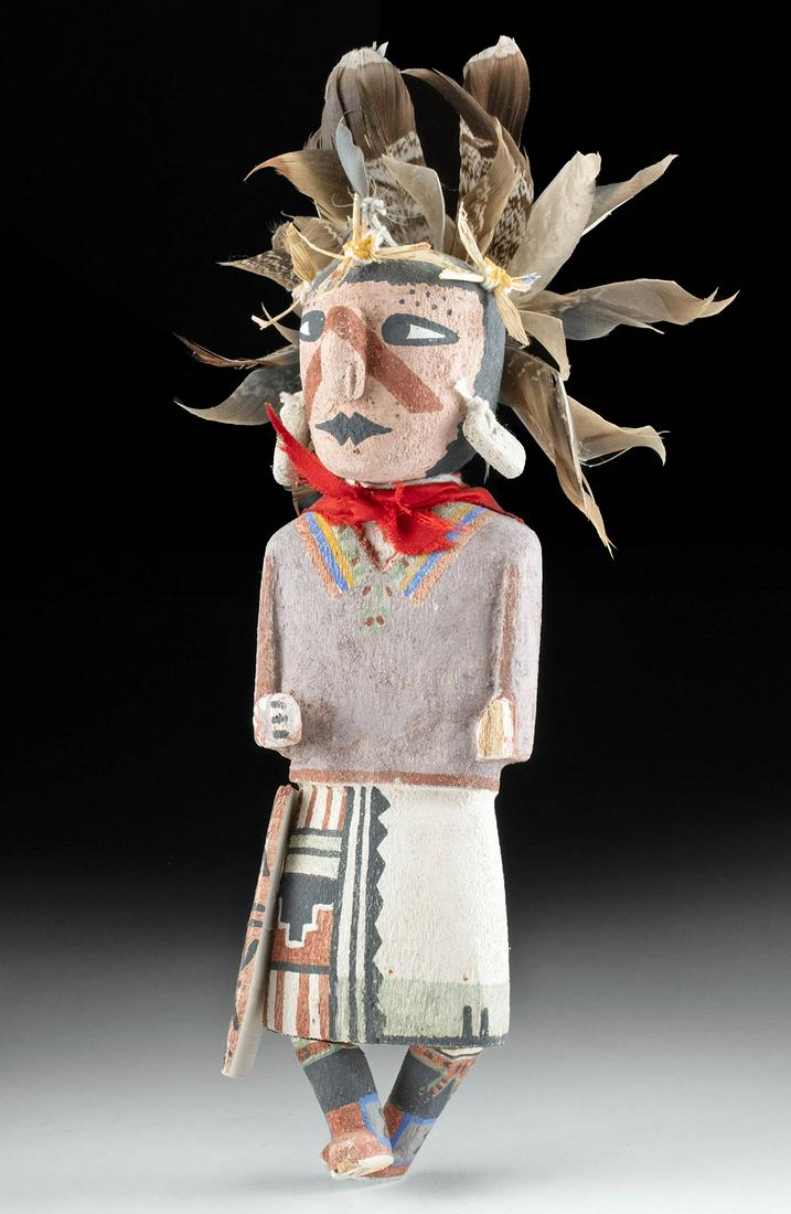 Hopi "huhuwa Cross Legged Kachina" Randy Brokeshoulder