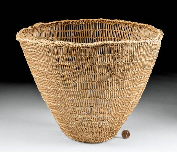 Miwok Pomo Gathering Basket (for Acorns) Julia Parker