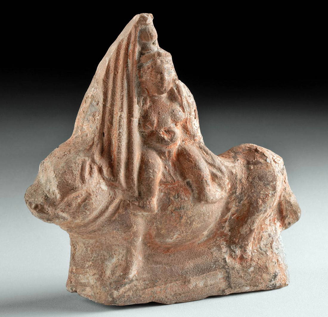 Buy Romano-egyptian Terracotta Nude Baubo Atop A Boar | Artemis Gallery ...