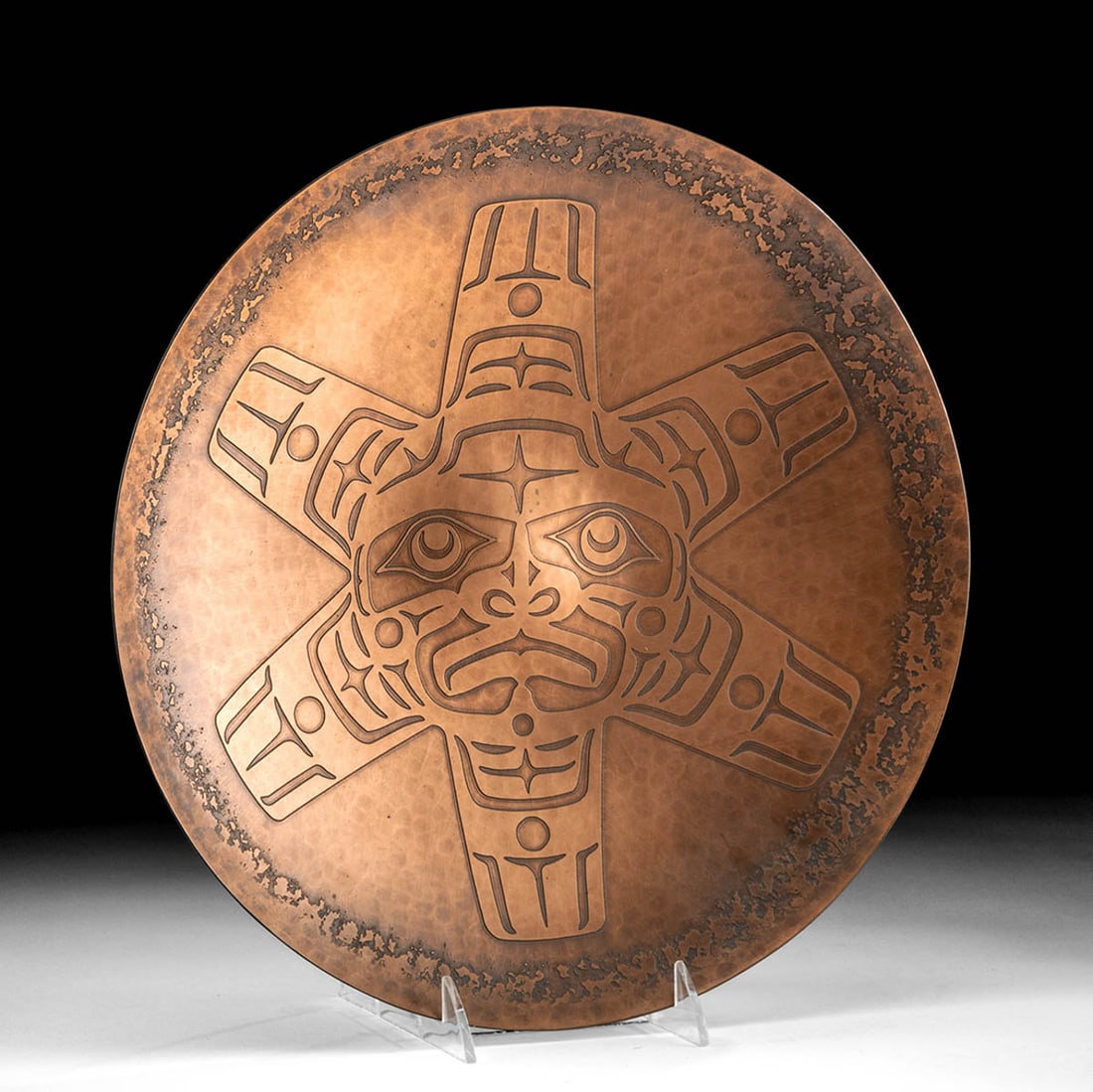 Buy First Nations / Kwakwaka'wakw Copper Sun Dish By Harold Alfred ...