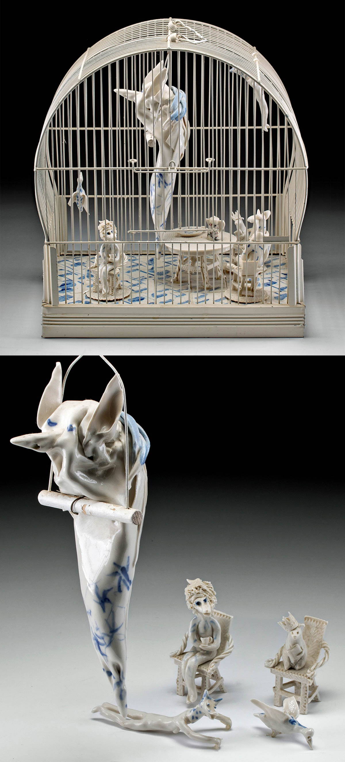 Coille Mclaughlin Hooven "birdcage" (1982) Auction