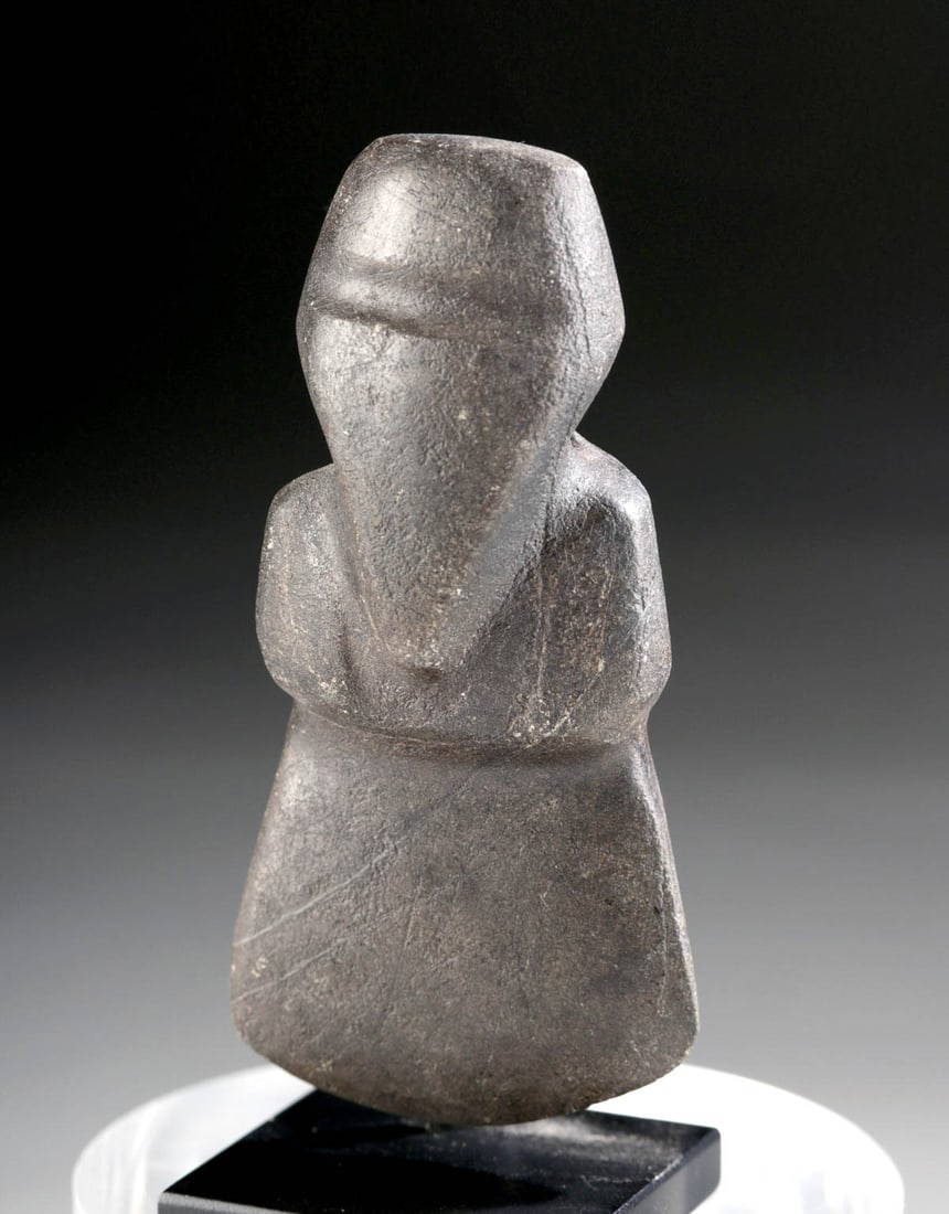 Costa Rican Stone Axe God Abstract Avian, Ex-arnovick Auction