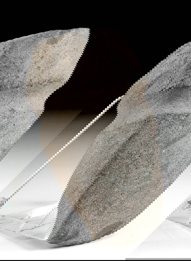 Large Eastern Woodlands Stone Full Groove Axe Head Auction