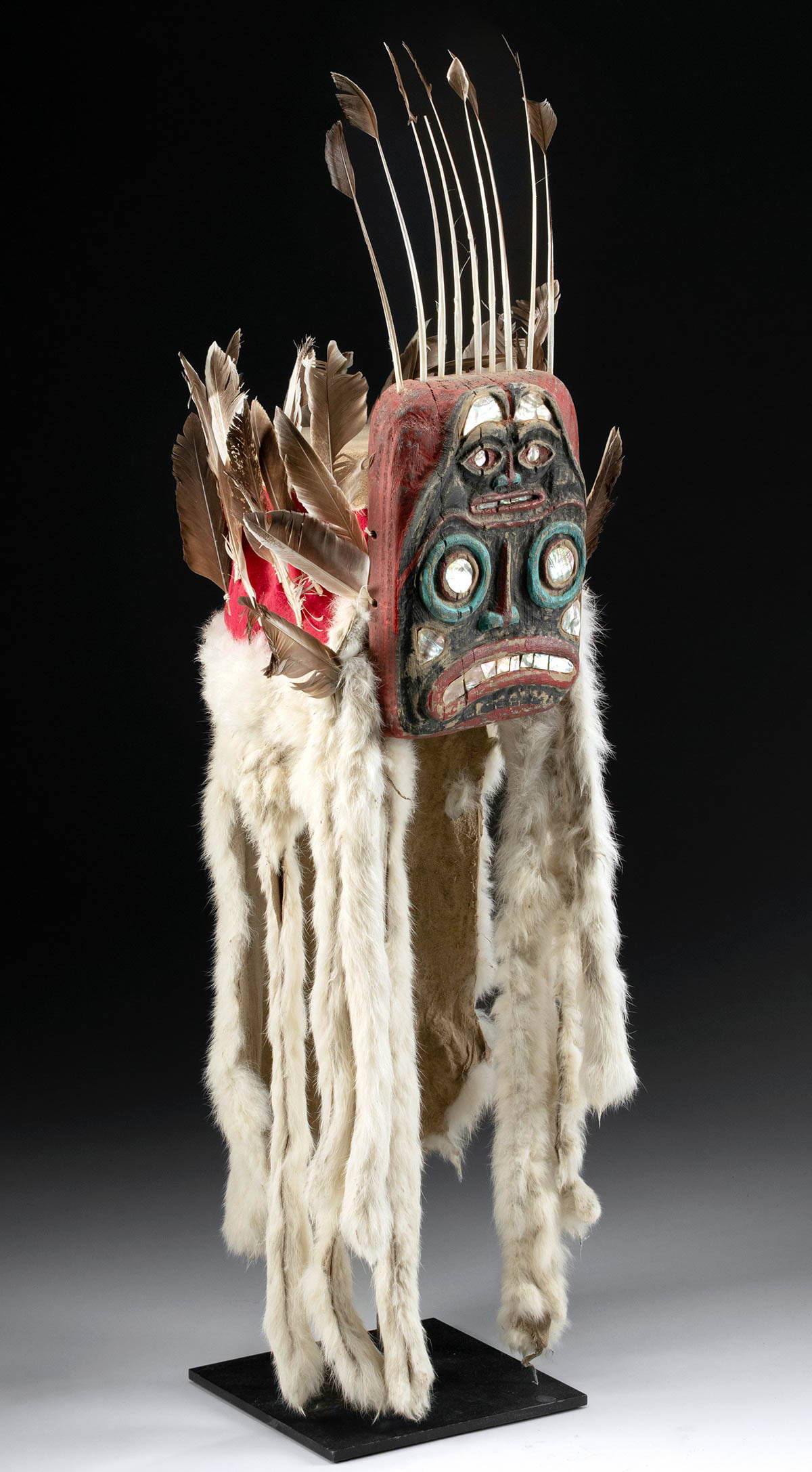 Haida Tlingit Ceremonial Dance Frontlet / Headdress Auction
