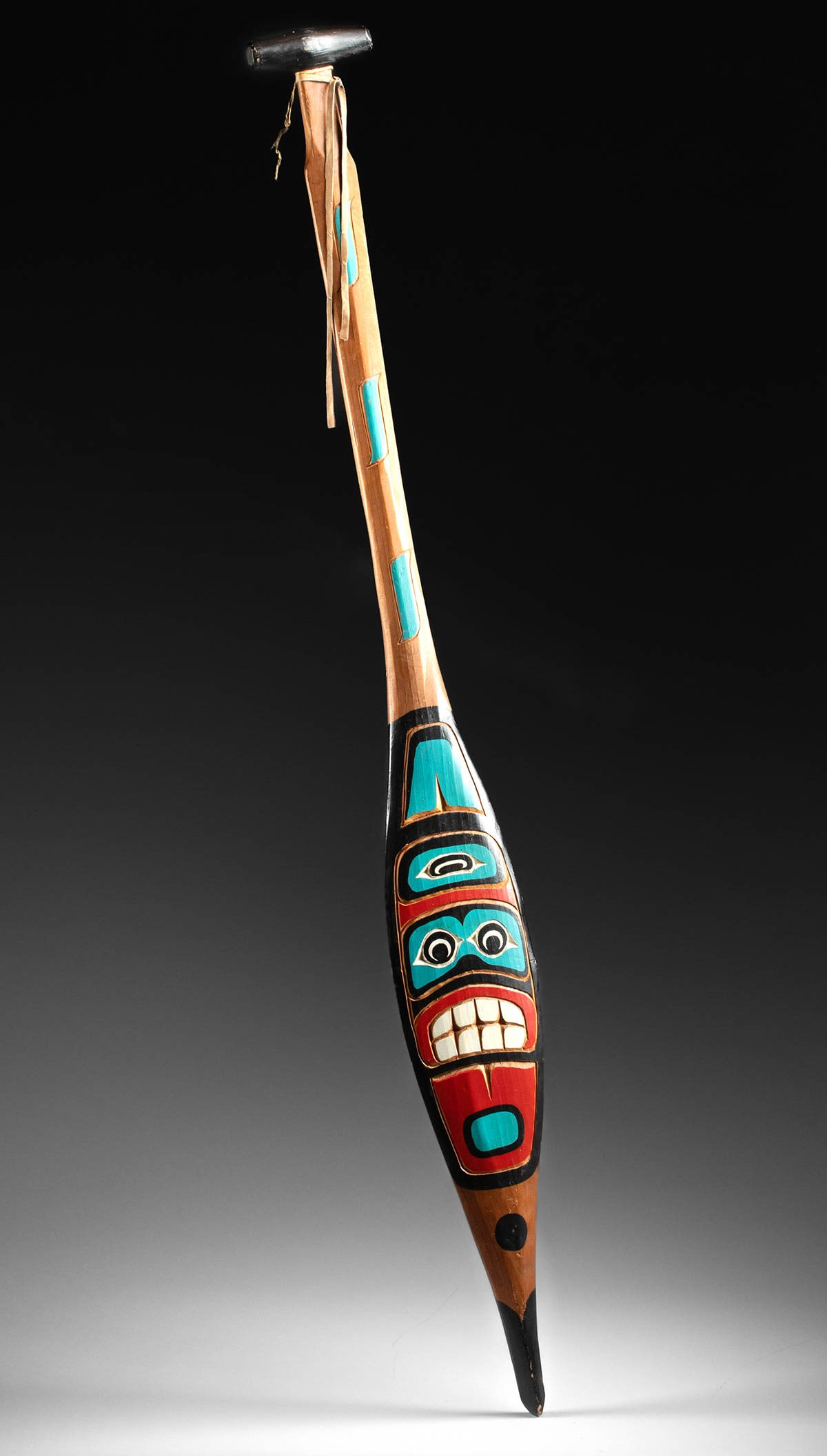 1960s Haida Dance Paddle 'raven That Steals The Sun' Auction
