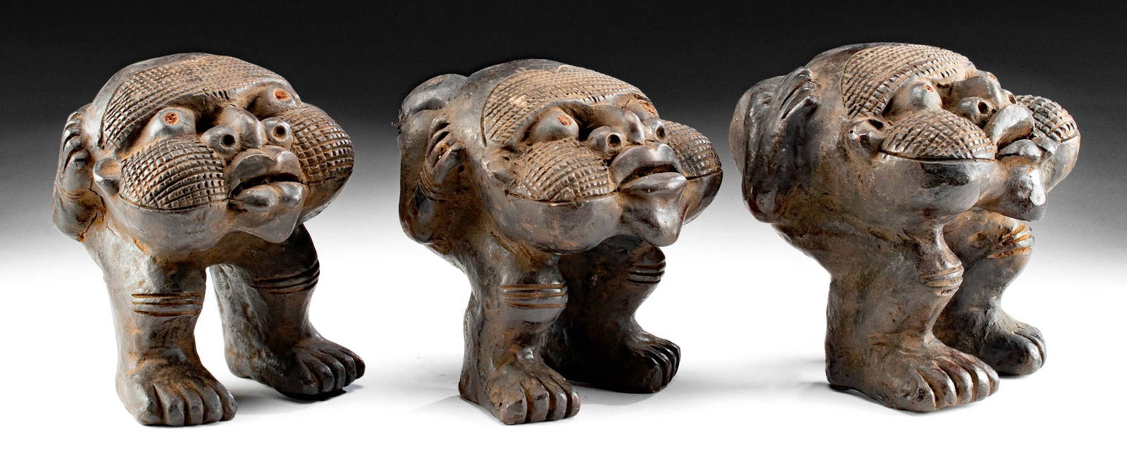 African Cameroon Figures - Pygmy House Guardians Auction