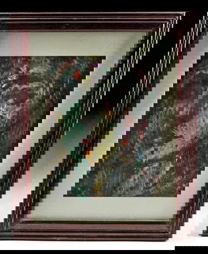 Harold Frank Painting "our Mona Lisa"