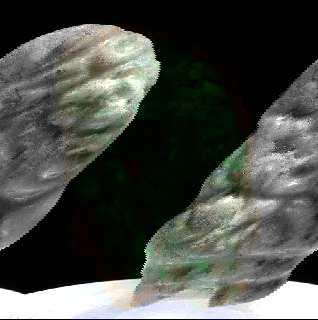 Maya Apple Green Jadeite Figural Pendant Auction