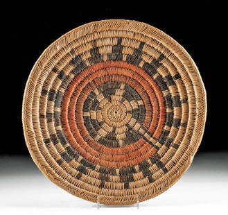 Early 20th C. Dine Navajo Woven Wedding Basket