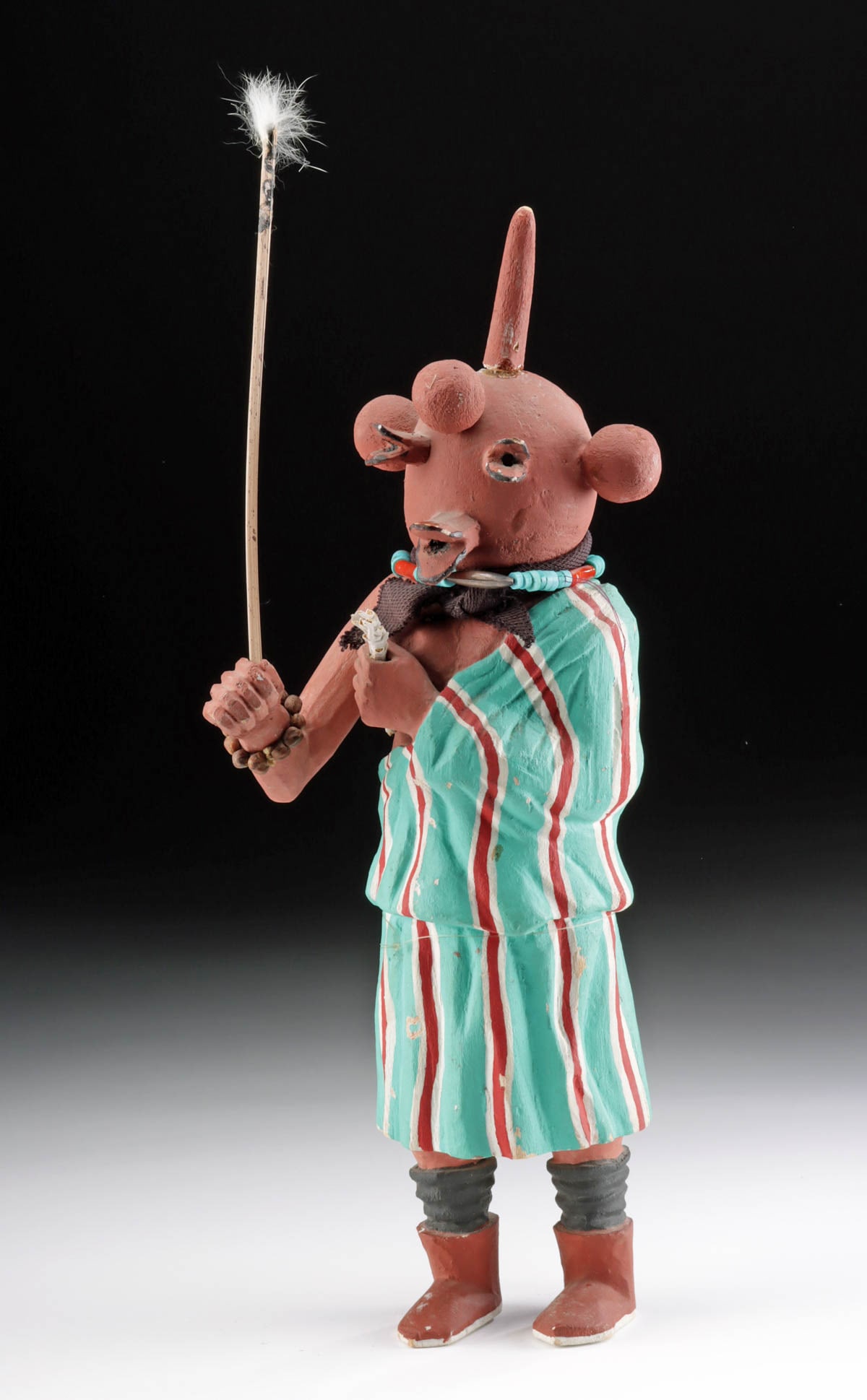 Hopi / Zuni Mudhead Kachina (koyemsi)