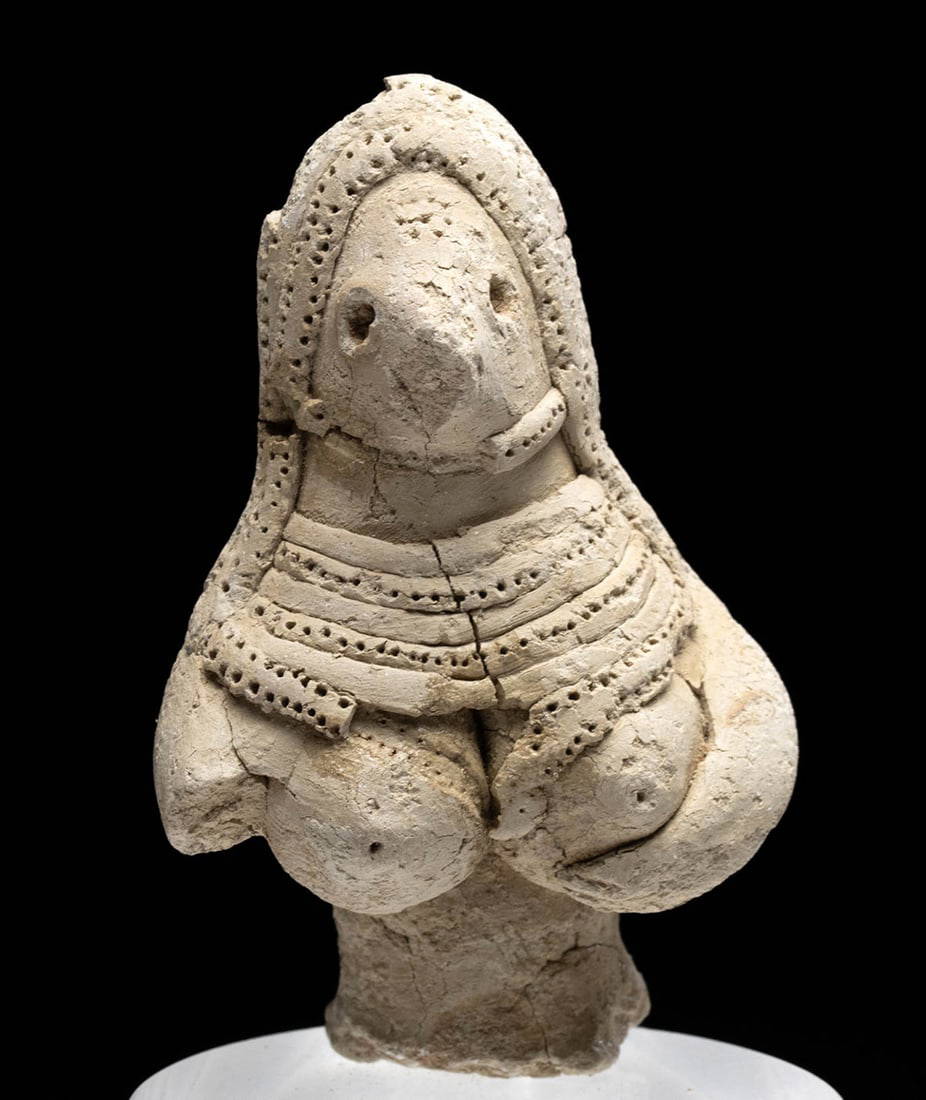 Ancient Syro-hittite Idol, Goddess Astarte Torso Auction