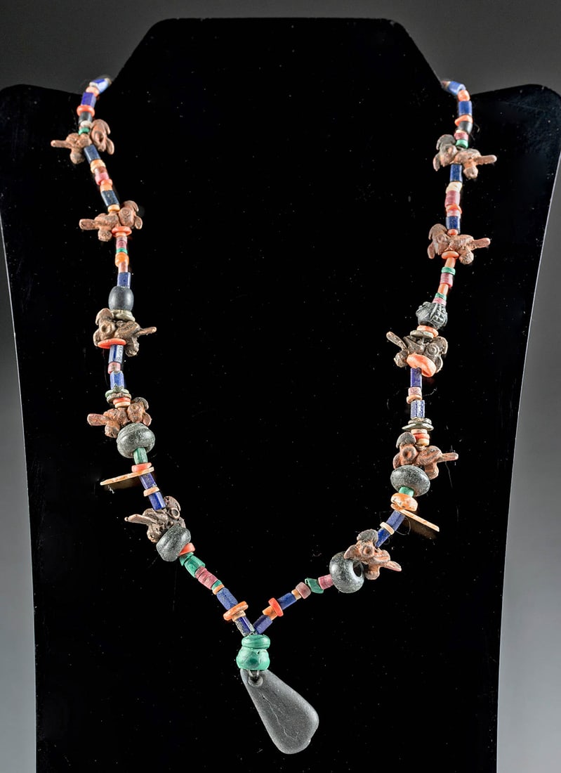 Buy Chimu Stone & Spondylus Shell Bead Necklace | Artemis Gallery In Co