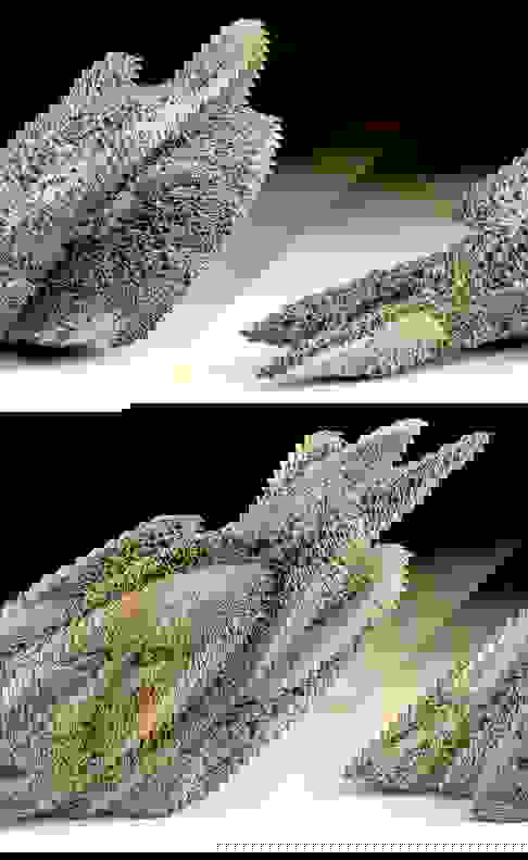 Buy Inuit Whalebone Sculpture Of Wolf & Human Face | Artemis Gallery In Co