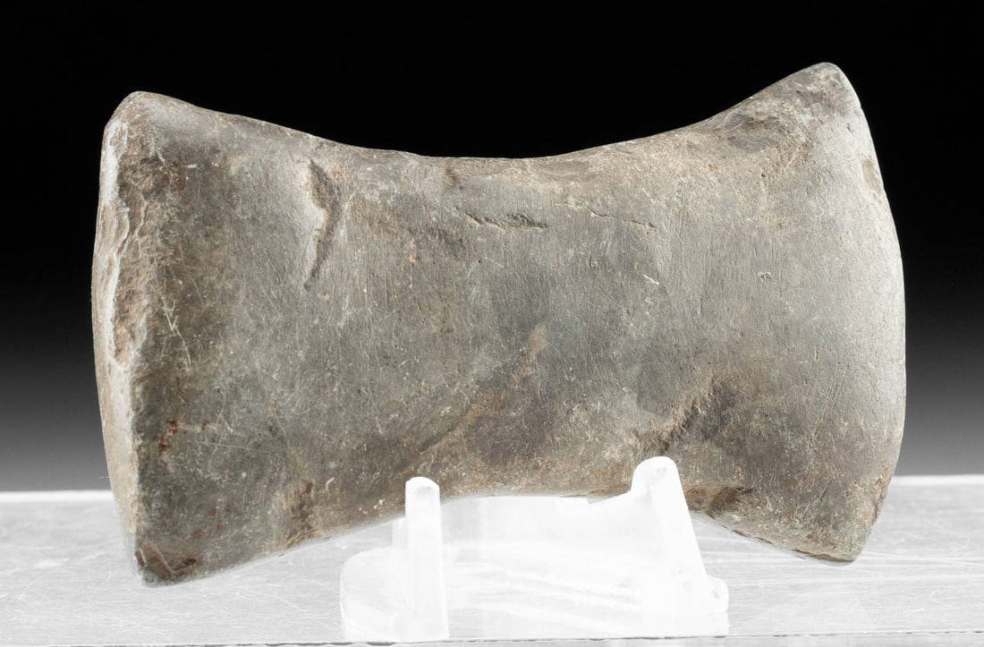 Native American Eastern Woodland Bannerstone Preform Auction