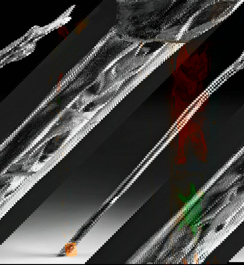 Native American Penobscot Root Club, Abstract Eagle Auction